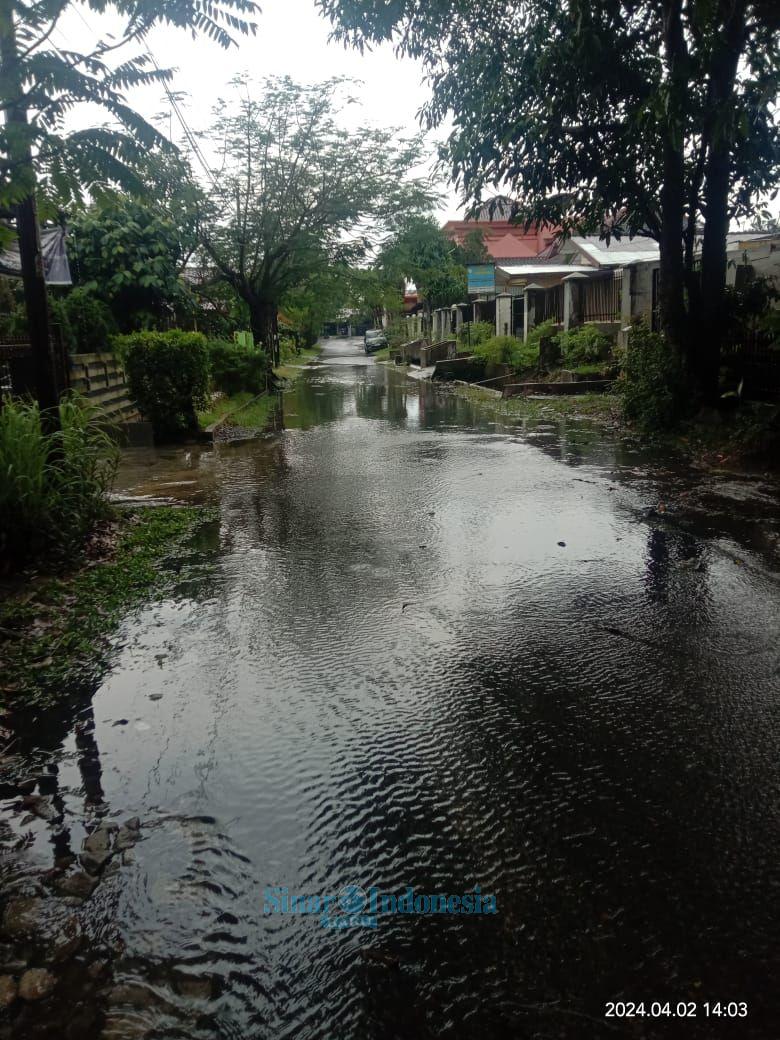 Jalan Cempaka I Kompleks Pemda TK I Tuntungan Kembali Banjir, Perlu ...