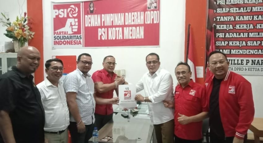 Mendaftar ke PSI Medan, Aulia Rachman Ingin Teruskan Pembangunan yang ... Mendaftar ke PSI Medan, Aulia Rachman Ingin Teruskan Pembangunan yang ...