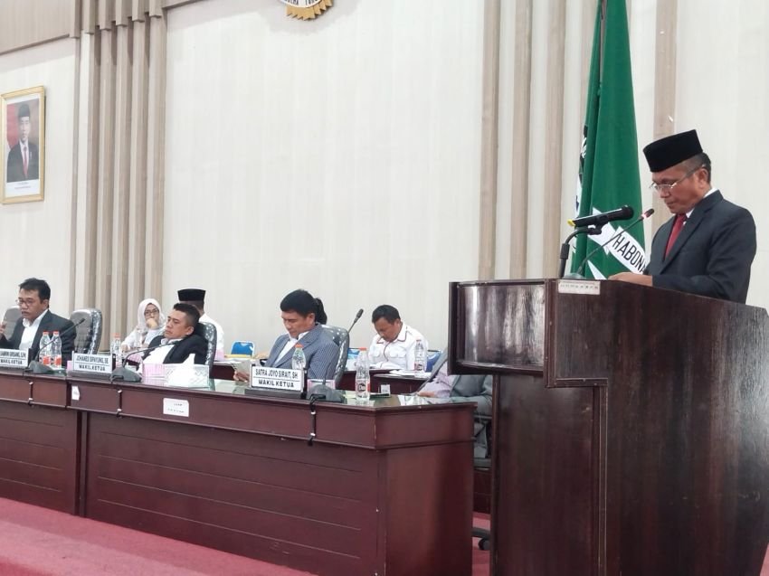 Bupati Sampaikan Nota Pengantar Ranperda Pertanggungjawaban Pelaksanaan APBD Simalungun 2023